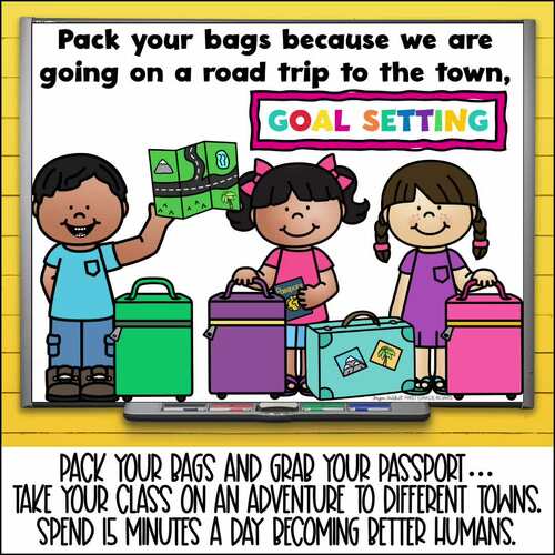 Goal Setting Social Emotional Learning Self Management SEL K-2 Curriculum