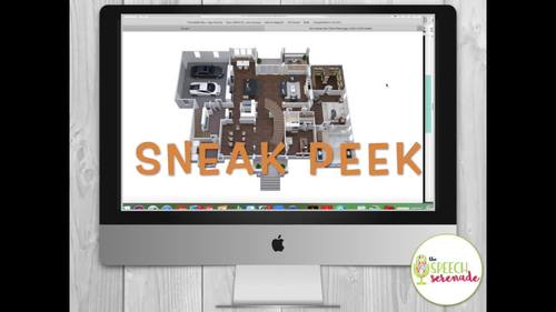 NO PRINT Map My Language Map Skills House Floor Plan by The Speech Serenade