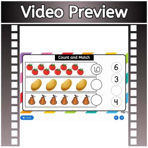 Count and Match: Numbers 1-20 Digital Resources by Schooler's Mate