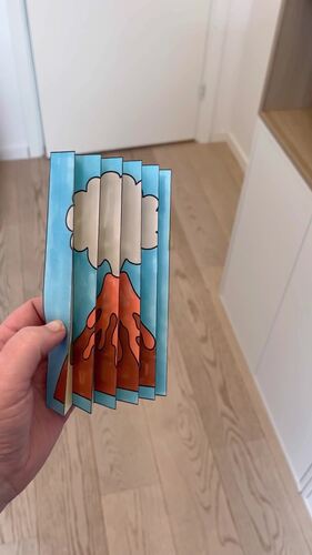 Magical Dinosaur Agamograph Craft – Fold & Reveal! by Verf Design