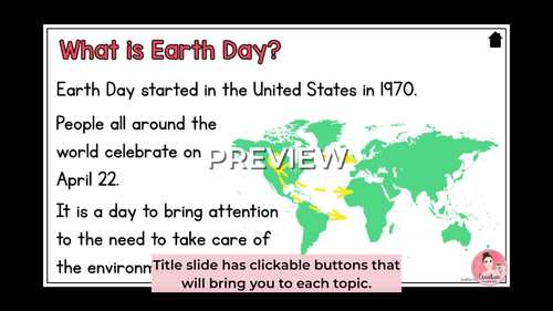 Earth Day Unit Digital Slideshow (PowerPoint and Google Slides™)