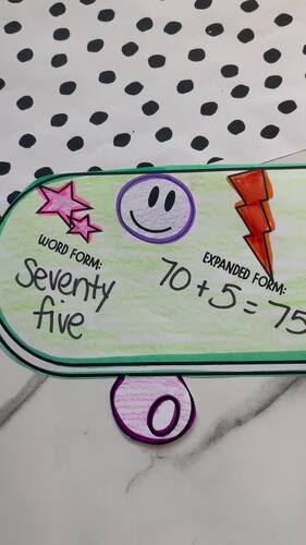Skateboard Math Place Value Craft by The Teaching Diva Corner | TPT