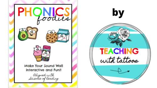 Phonics Foodies by Teaching with Tattoos | Teachers Pay Teachers