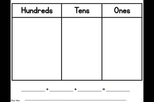 Math Graphic Organizers Folder Resources | Second Grade | TPT