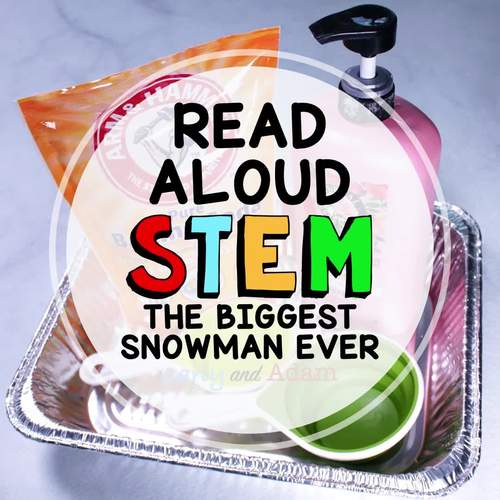 The Biggest Snowman Ever Fake Snow Maker Winter READ ALOUD STEM™ Activity