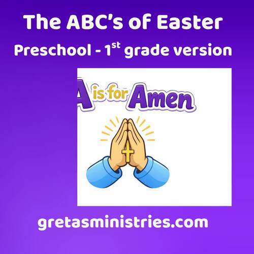 ABC’s of Easter | Lesson | Preschool - 1st Grade by Greta's Ministries
