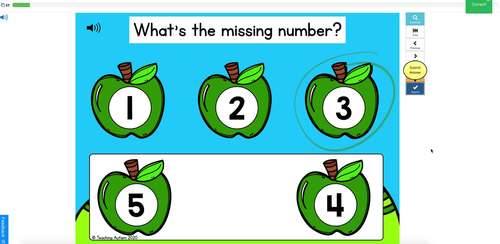 Missing Numbers to 10 | Apple Boom Cards by Teaching Autism | TPT
