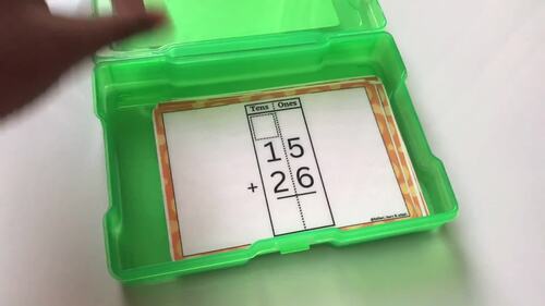 Two Digit Addition with Regrouping | Adaptive Taskcards by Reflect ...