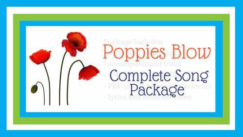Remembrance Day Song & Activity | Performance | mp3s, PDF, SMART, Video