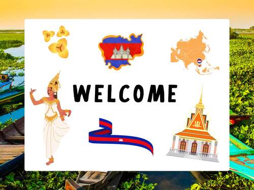 NO PREP All About Cambodia PowerPoint Presentation, 3rd 4th 5th Grade ...