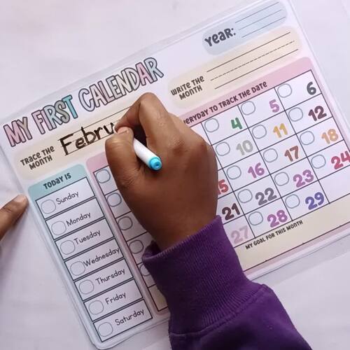 Reusable Calendar for Preschool and Homeschool,Calendar Printable for Kids