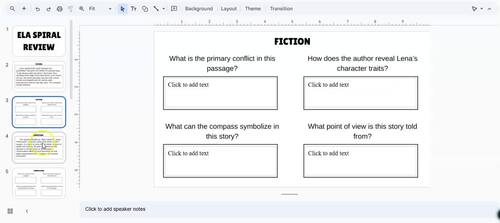 ELA Spiral Review by Love and Literacy Lane | TPT