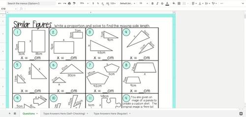 Similar Figures Valentine's Day Digital Lesson by Try-Angle Math