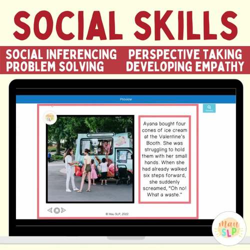 Valentine's Day Social Inferencing, Perspective Taking, Problem Solving ...