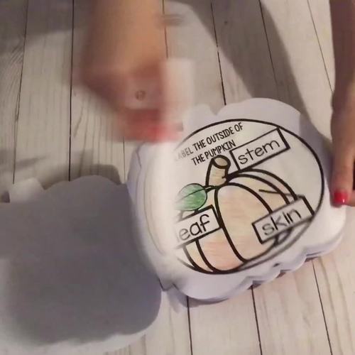 Interactive Pumpkin Book-All About Pumpkins! by Glitter and Glue 4 K-2