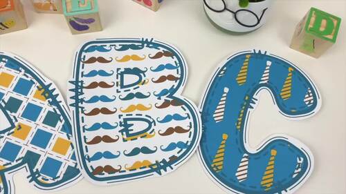 Father's Day Letters & Numbers for Bulletin Board & Classroom Decor