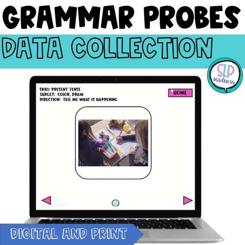 Speech Therapy Data Collection Grammar Language Baseline No Print Probes