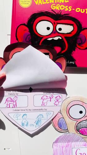 Grumpy Monkey Valentine Gross-Out: Book Craft - How to Show Love ELA