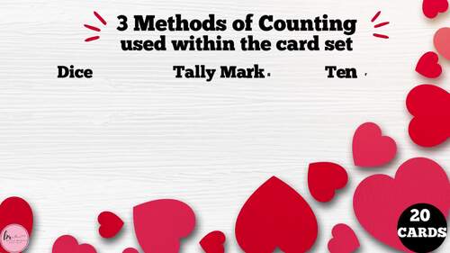 Valentine's Day Math Activity Counting 1 to 20 Write the Room, Numbers ...