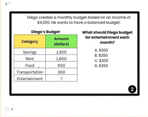5th Grade Math Task Cards Budget Net Gross Income Taxes Personal ...