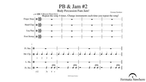 Distance Learning MUSIC FAMILY JAM! (Sheet Music, Audio & Video Files ...
