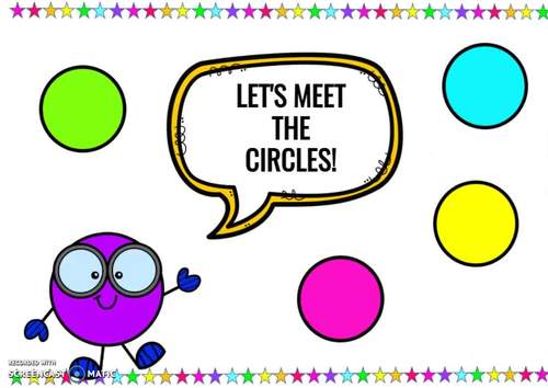 Circle Shapes Boom Cards™ Distance Learning Math by Creating 4 ESL