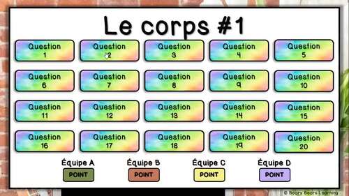 FRENCH VOCABULARY COMPREHENSION DIGITAL GAMES BUNDLE | Vocabulaire # ...