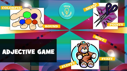 Adjective Game by TEACH ANY STUDENT | Teachers Pay Teachers