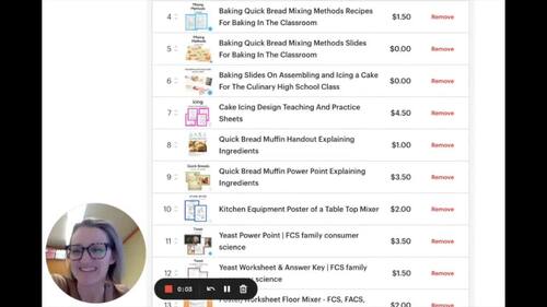 Bake Shop Bundle For The ProStart | FCS or Cooking Class | TPT