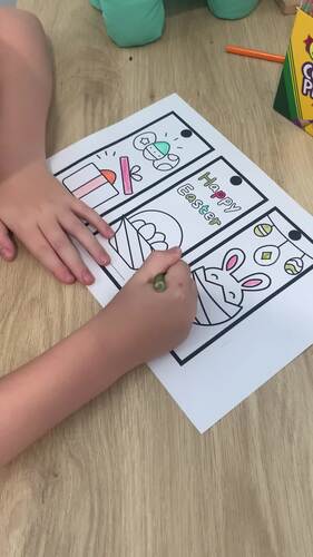 Easter Themed Bookmarks by Preppy Play Days | TPT