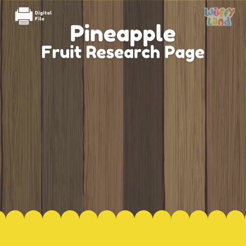 Pineapple Life Cycle & Tropical Botany Unit: 3-in-1 Real Image ...