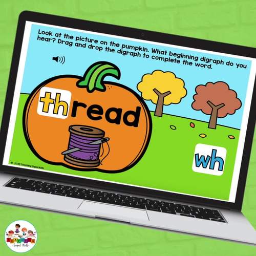 Beginning Digraphs Practice Boom Cards™ Digital Activities | TpT
