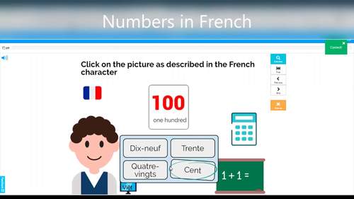 NUMBERS French Distance Learning | NUMBERS French BOOM Cards™ Number