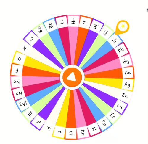 STEM Element Symbol Bingo Vocabulary Interactive Digital Class PreK Grade 1 2 3