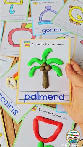 Cuatro Estaciones - Four Seasons in Spanish - Playdough Mats Activities ...