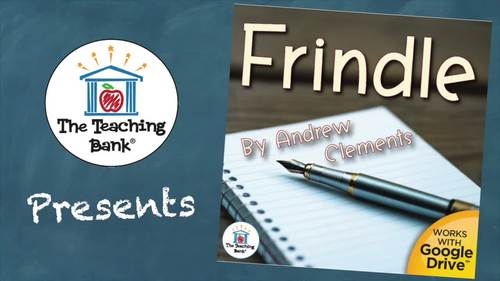 Frindle Novel Study Book Unit by The Teaching Bank | TpT
