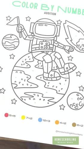 First Grade Math Color by Number with Addition and Subtraction within 30