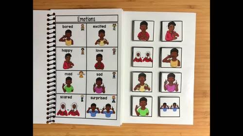ASL Feelings and Emotions Practice Books - ASL Adapted Books by Teacher ...