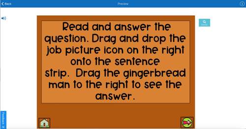 CHRISTMAS HOLIDAY GINGERBREAD JOBS LIFT-A-FLAP BOOK & DIGITAL BOOM CARD ...