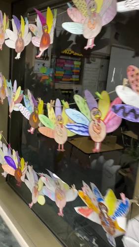 Angle Relationships Personalized Thanksgiving Turkey Coloring Activity