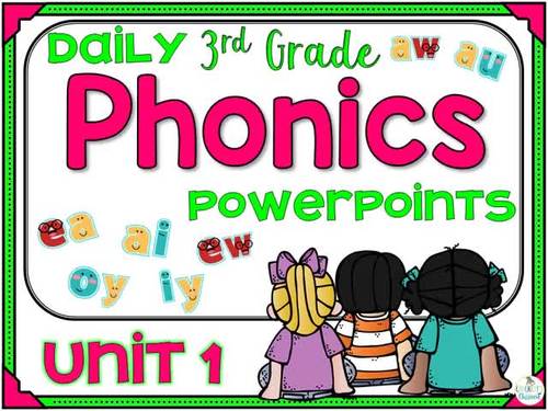 Phonics Daily PowerPoint for Third Grade, Unit 2 by Crockett's Classroom