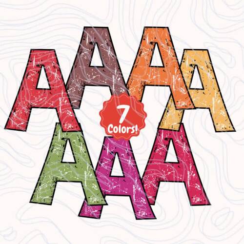 Bulletin board letters fall Grunge | Doodle Alphabet | Letters and Number