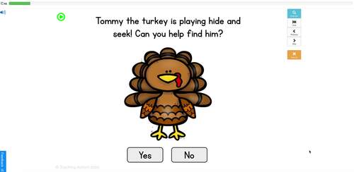 Thanksgiving Activities | Turkey Hide and Seek Boom Cards by Teaching ...
