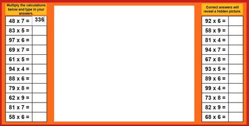 Mystery Digital Pixel Art NO PREP - Panther 2-digit by 1-digit ...