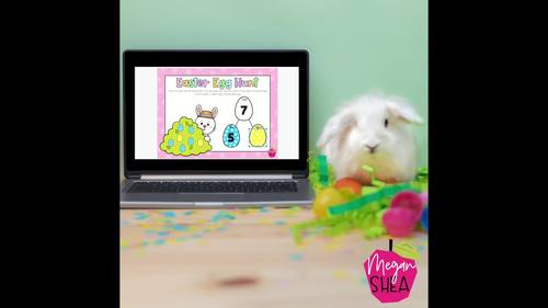 Easter Digital Decomposing Numbers for Google Slides Distance Learning