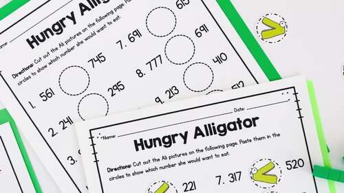 Compare Numbers Greater Than Less Than Equal To Worksheets Activities ...