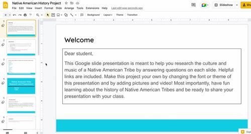 Native American Heritage Month Research Project | NO PREP | Editable ...