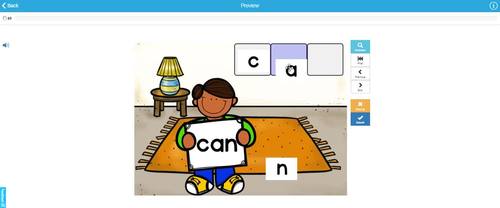 BOOM CARDS- Spelling Sight Words (Jan Richardson Level A Word List)