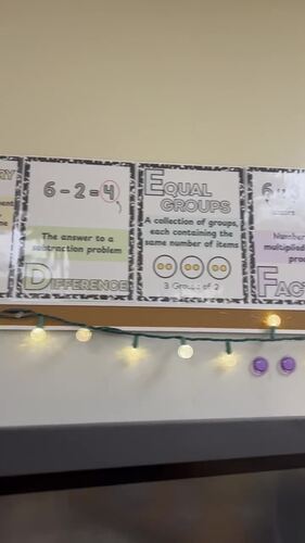 Math Alphabet Posters| Composition Pastel Decor| Math Vocabulary