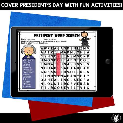 President's Day NO PREP Printable & Digital Math & ELA Activities for ...